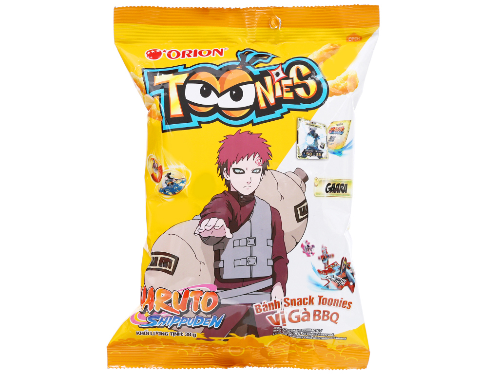 SNACK TOONIES VỊ GÀ BBQ GÓI 38G – LanChi Mart